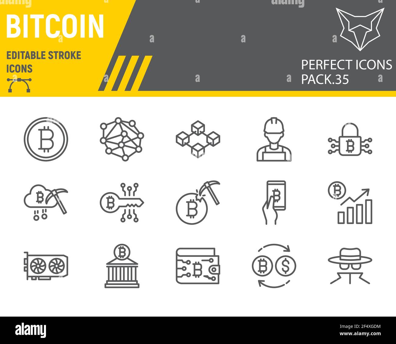 Cryptocurrency transfer icons hi-res stock photography and images - Alamy
