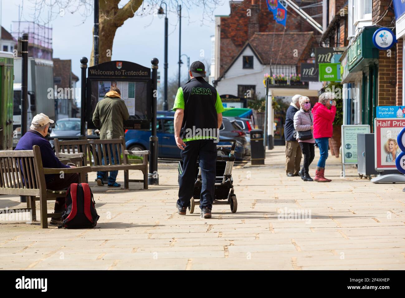 Asda trolley hi-res stock photography and images - Alamy