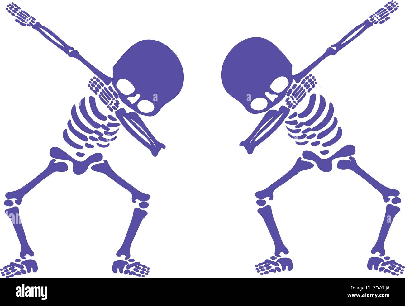 Skeleton dab, A group of skeletons dabbing Stock Vector Image & Art - Alamy