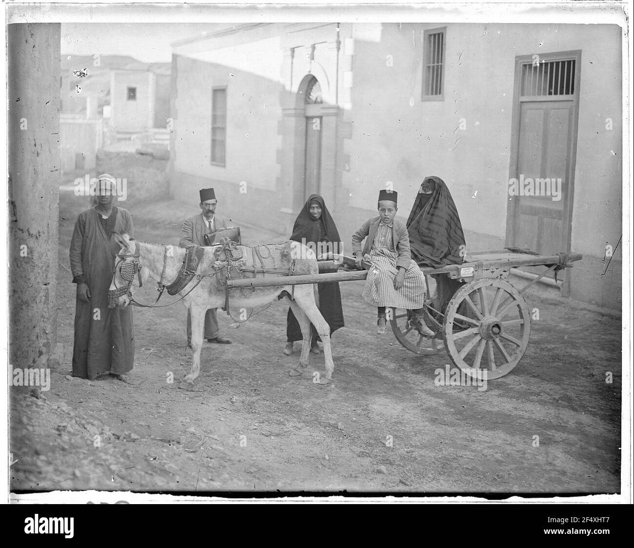 Street scene with charrette Stock Photo - Alamy