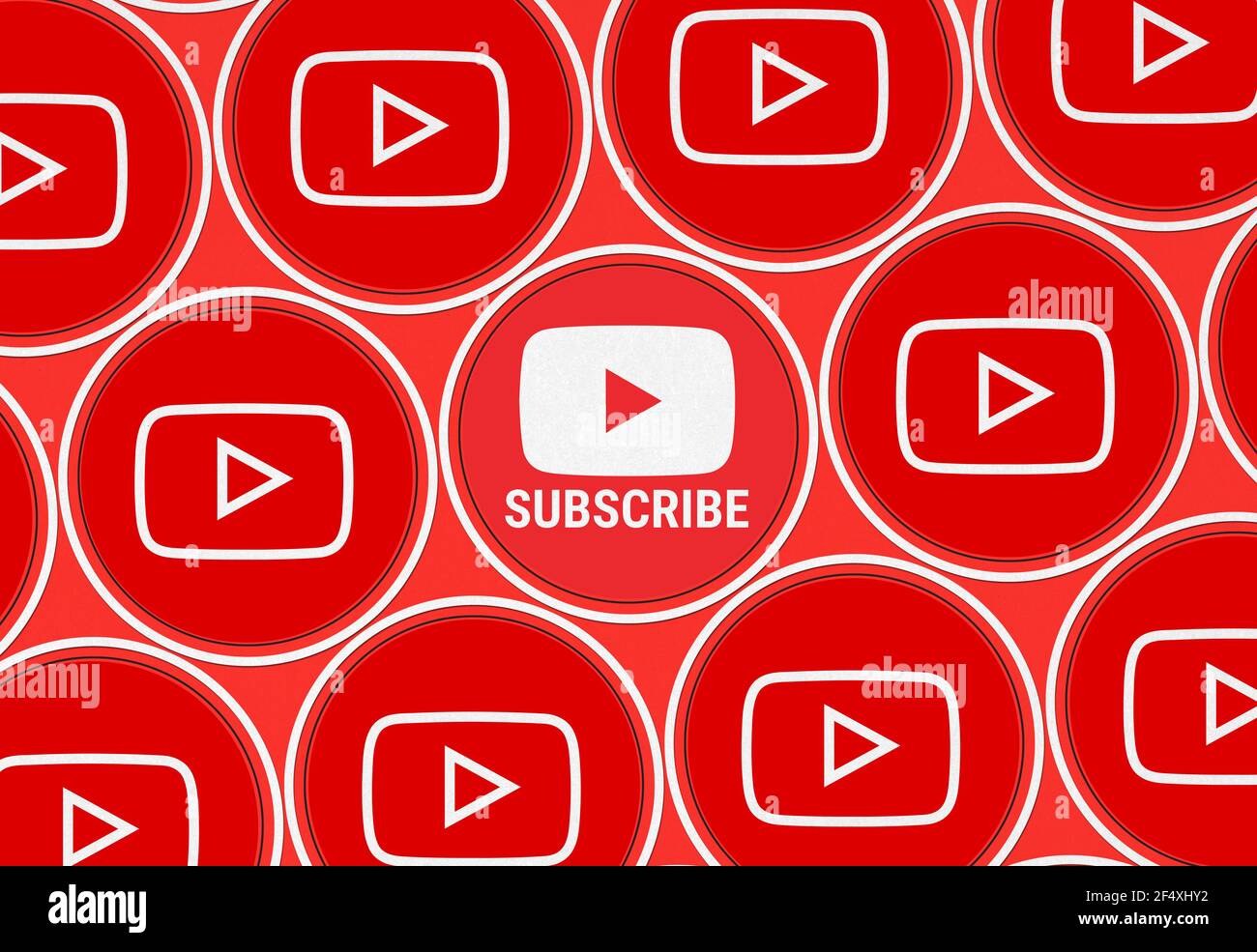 Youtube, Youtube Icon, 3d Render Photo Stock Photo - Alamy
