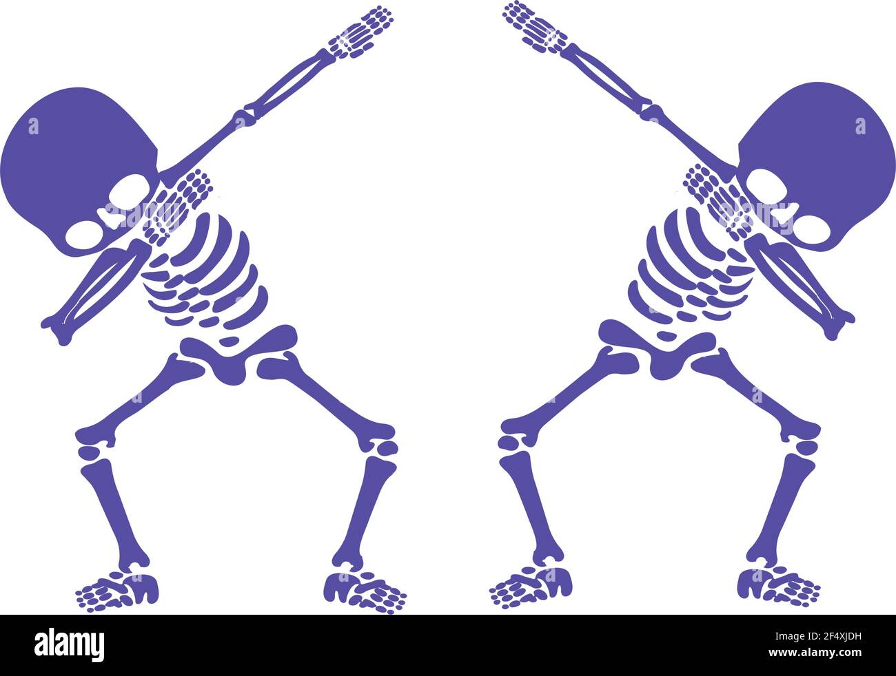 Skeleton dab, A group of skeletons dabbing Stock Vector Image & Art - Alamy
