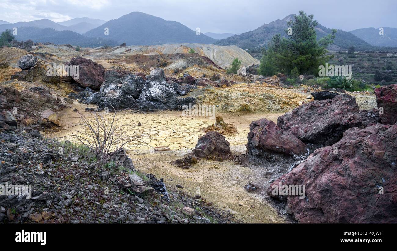 Copper mining waste tailings hi-res stock photography and images - Alamy