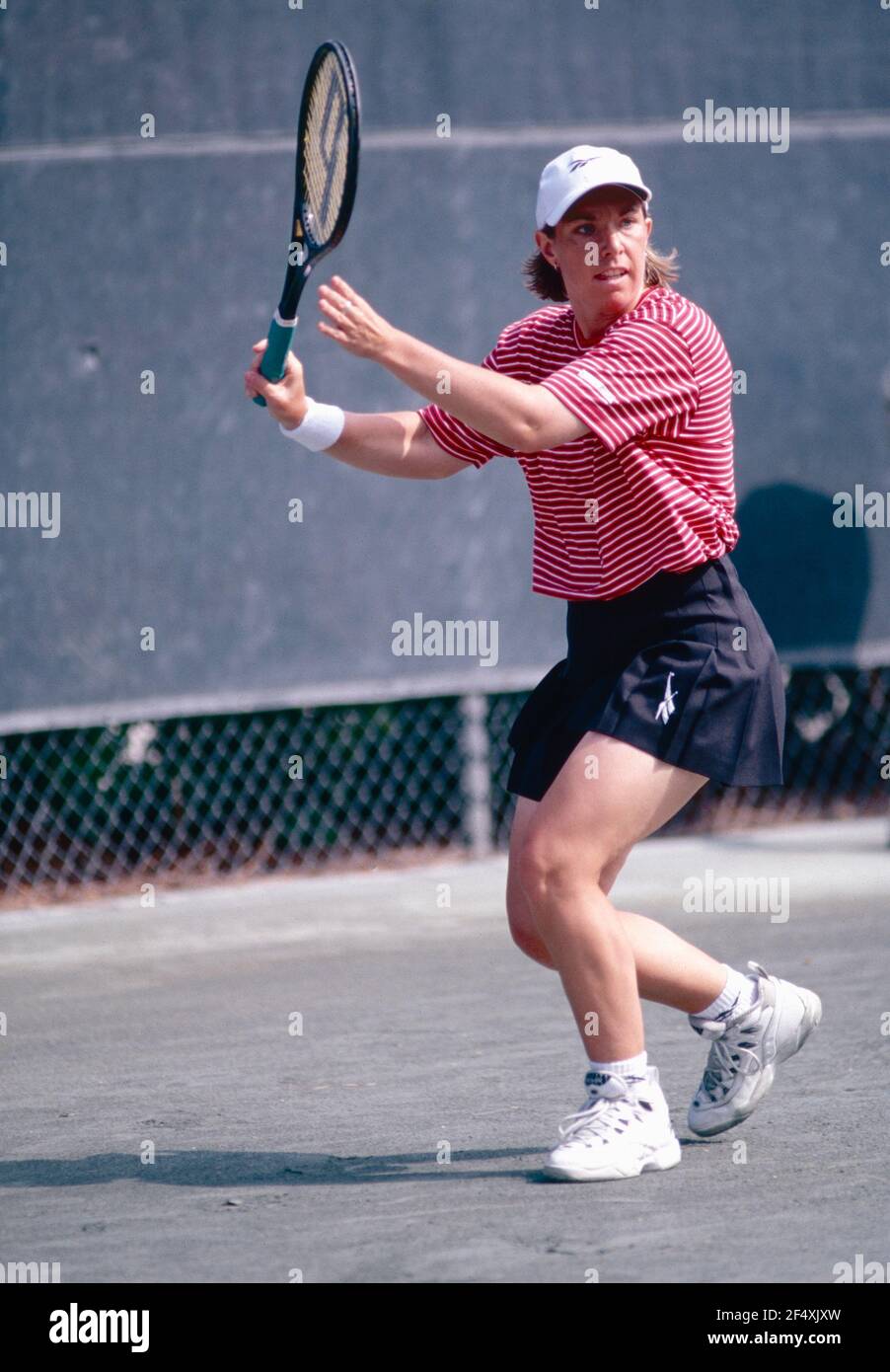 American tennis player and coach Lisa Raymond, Hilton Head 1998 Stock ...