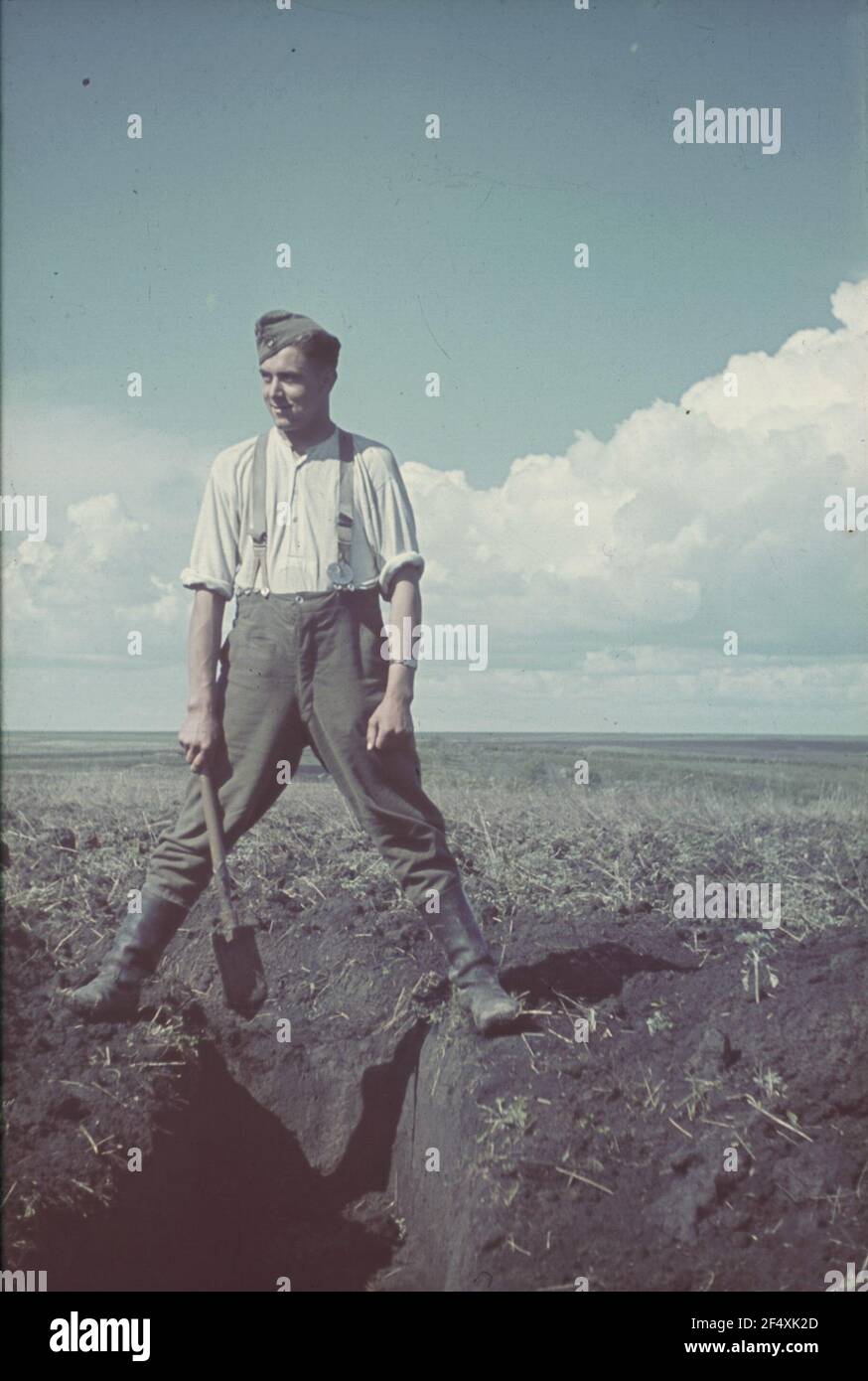 Second World War. Front pictures. Soviet Union. German soldier when ...