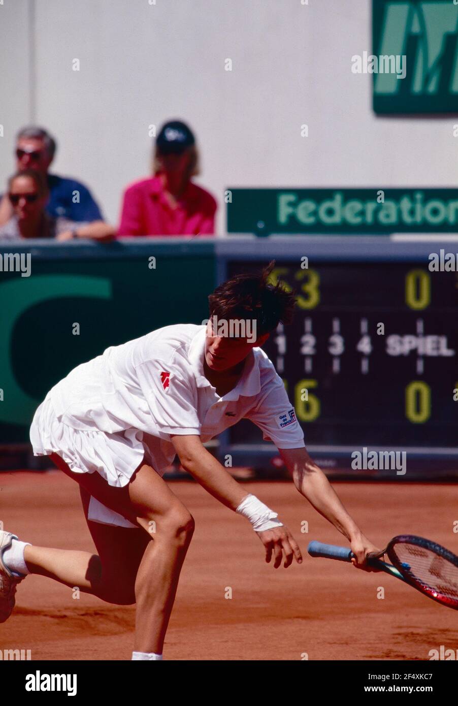 French tennis player Julie Halard-Decugis, Federation Cup, Frankfurt ...