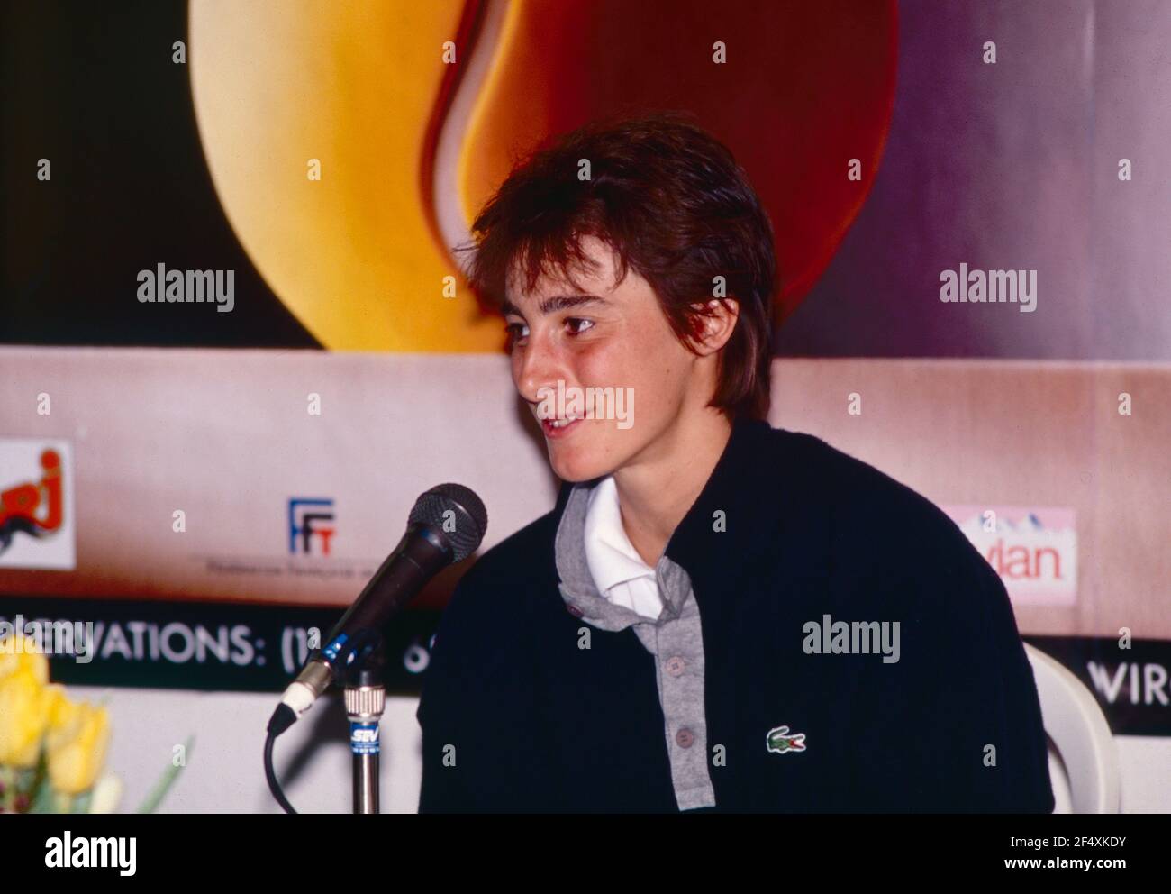 French tennis player Julie Halard-Decugis, French Open 1994 Stock Photo ...