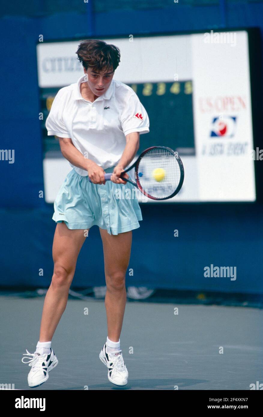 French tennis player Julie Halard-Decugis, US Open 1993 Stock Photo - Alamy