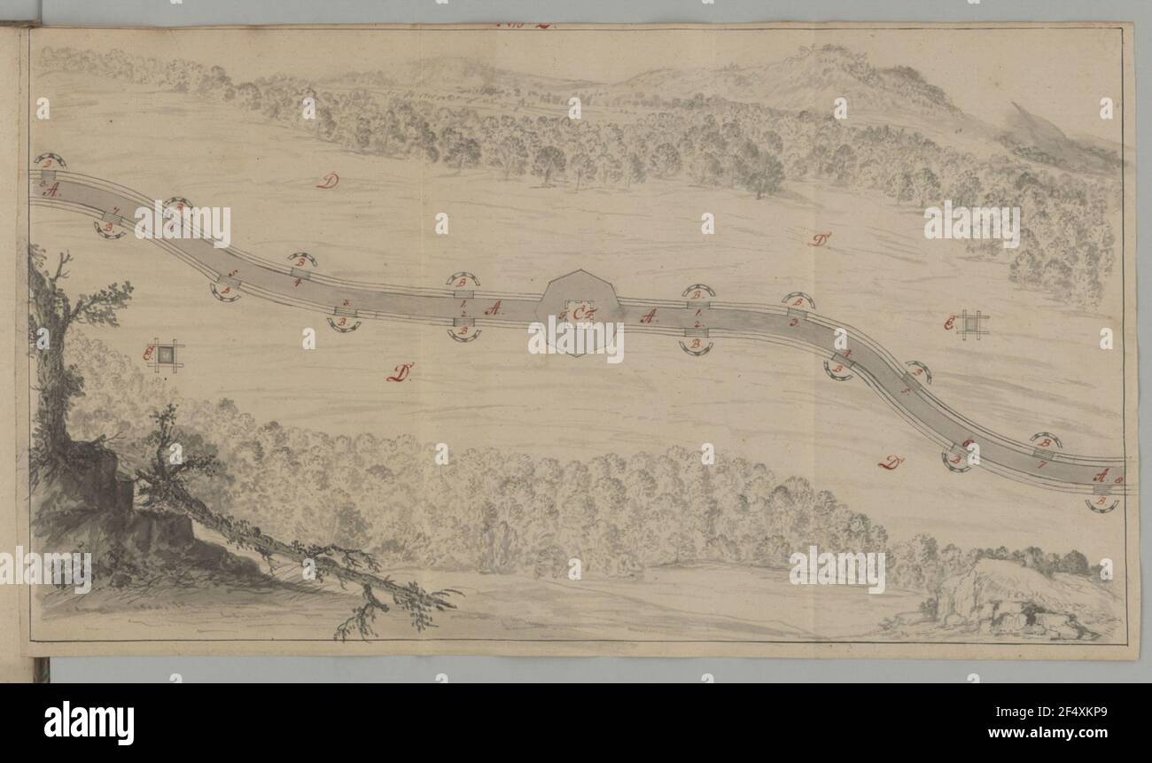 Hunting plant for deer, design, floor plan Stock Photo - Alamy