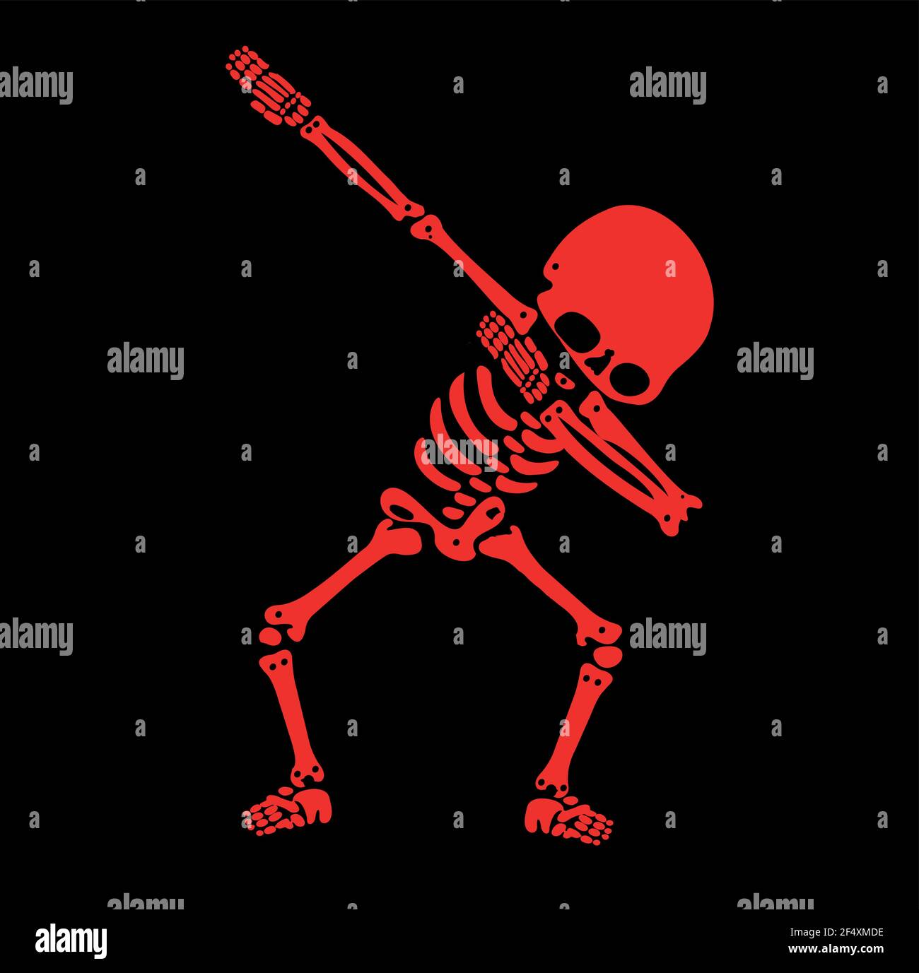 Skeleton dab, A group of skeletons dabbing Stock Vector Image & Art - Alamy