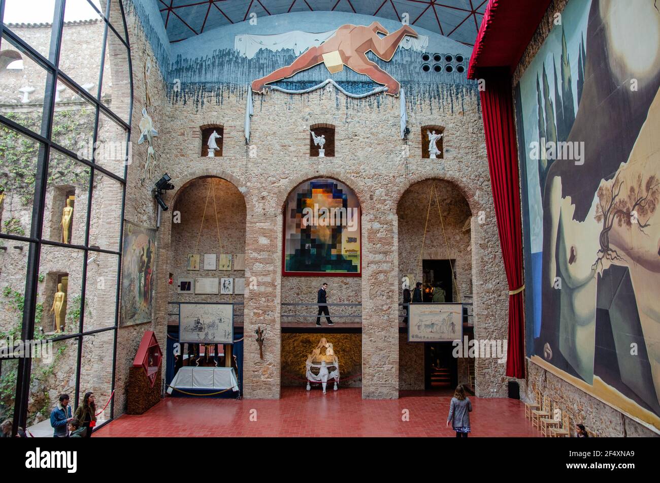 Inside Salvador Dali Museum Spain