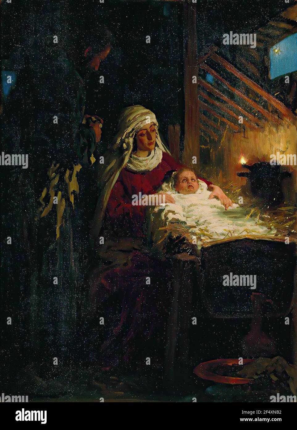 Ilya Repin - Nativity 1890 Stock Photo - Alamy