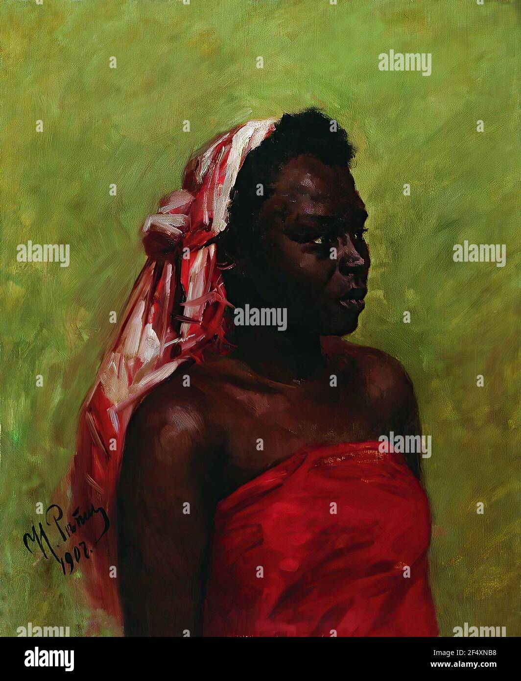 Ilya Repin - Negress 1907 Stock Photo - Alamy