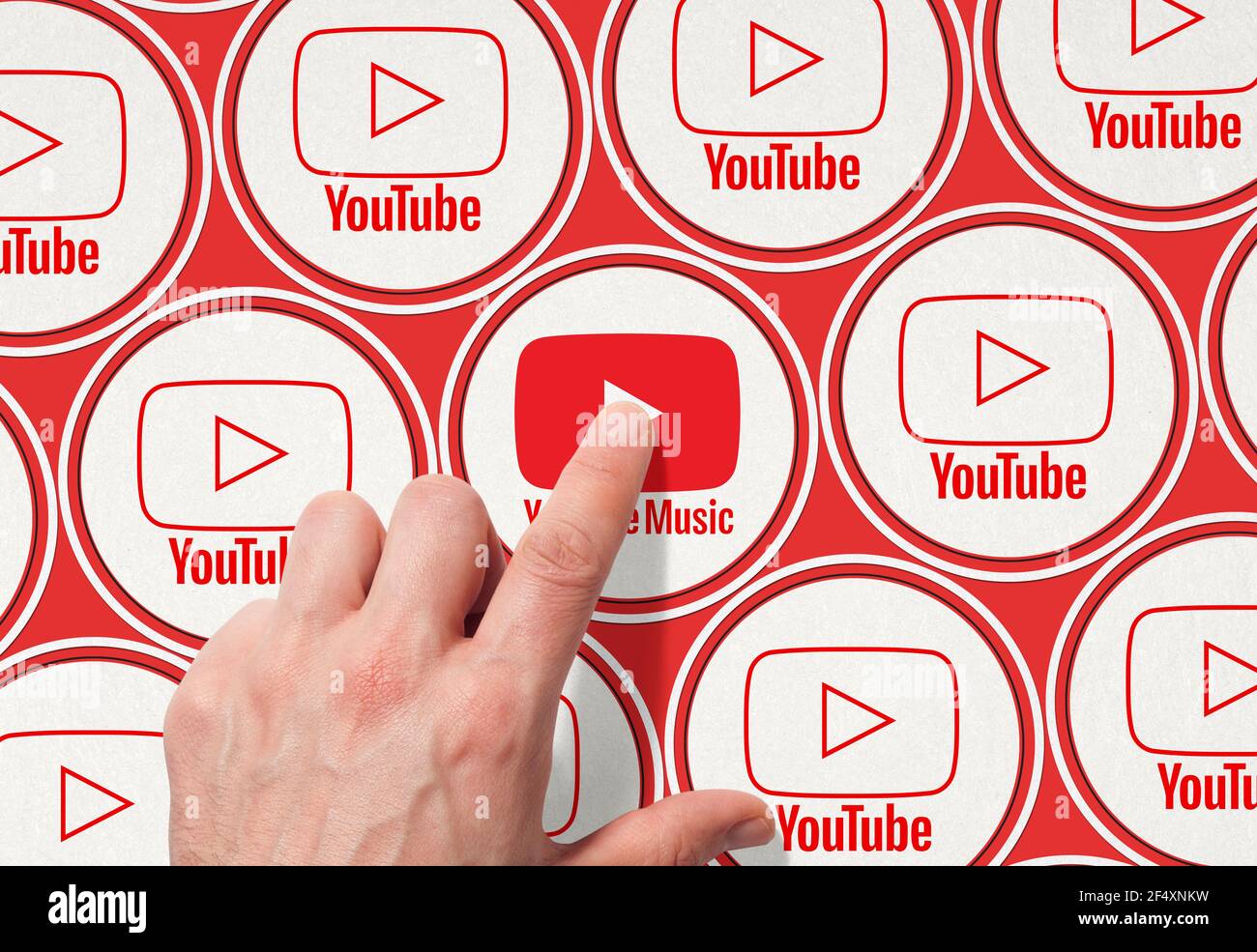 Youtube, Youtube Icon, 3d Render Photo Stock Photo - Alamy