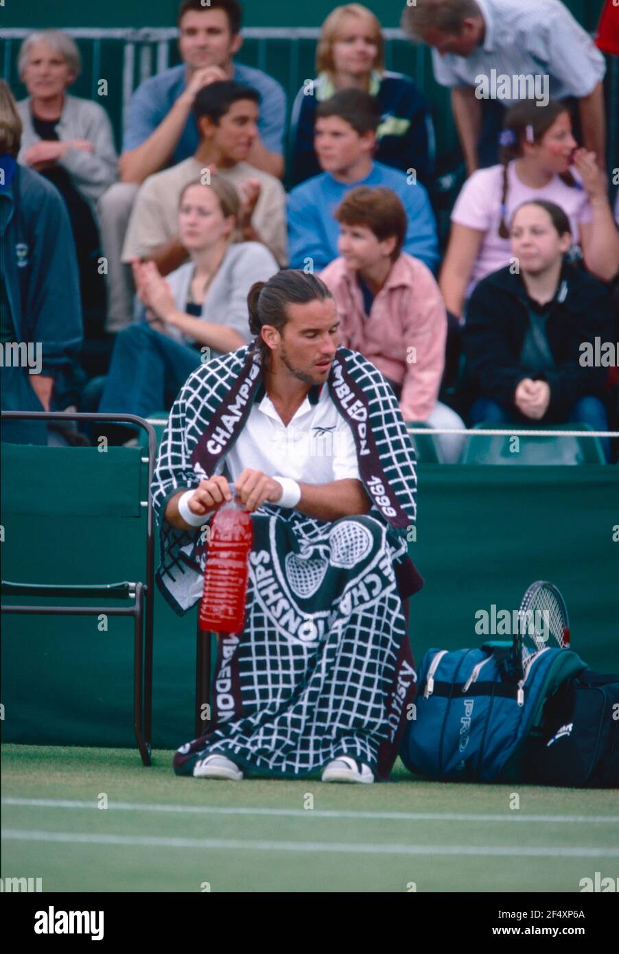 Australian tennis player Pat Rafter, Wimbledon, UK 1999 Stock Photo - Alamy