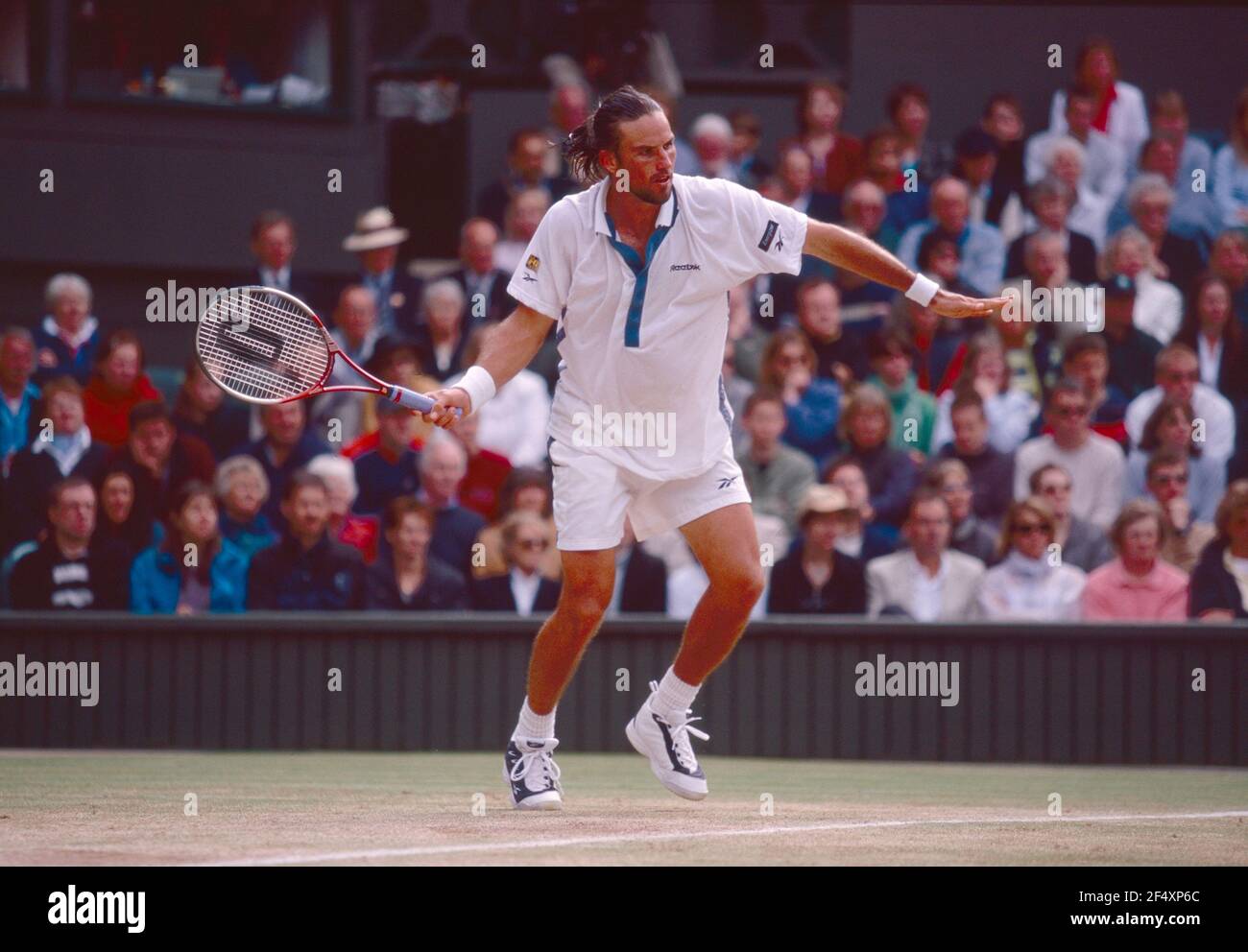 Australian tennis player Pat Rafter, Wimbledon, UK 1999 Stock Photo - Alamy