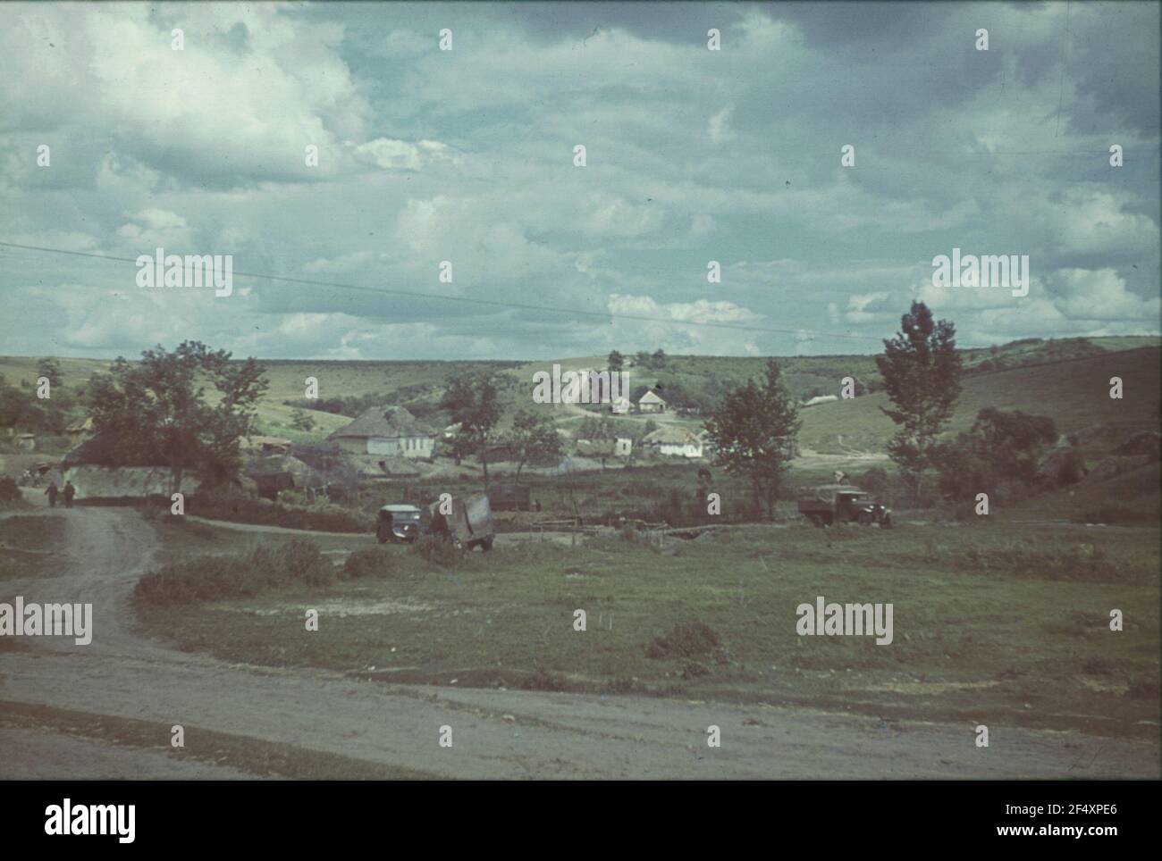 Second World War. Soviet Union. For quartering (probably in Ukraine ...