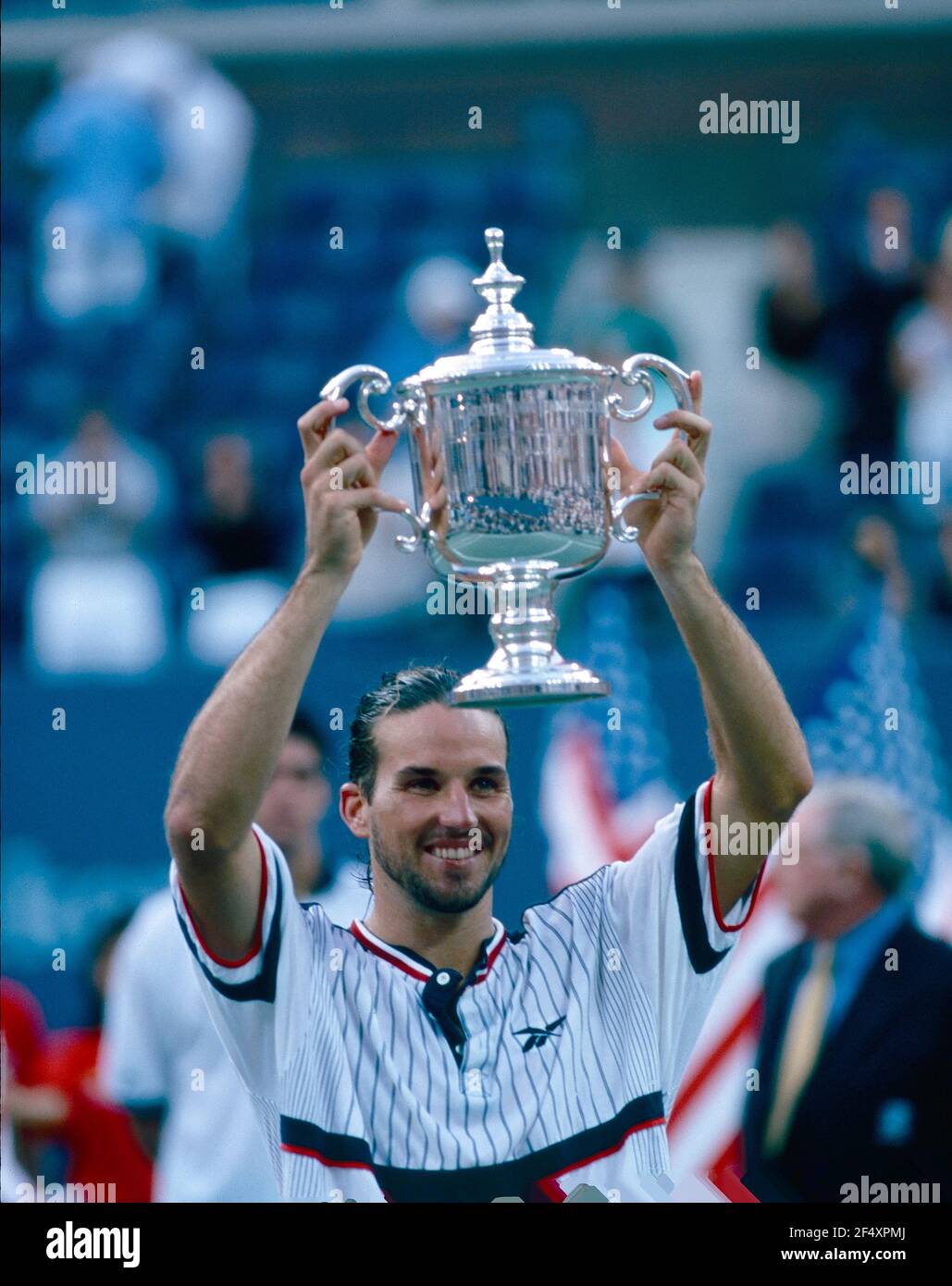 Australian tennis player Pat Rafter, US Open 1990s Stock Photo - Alamy