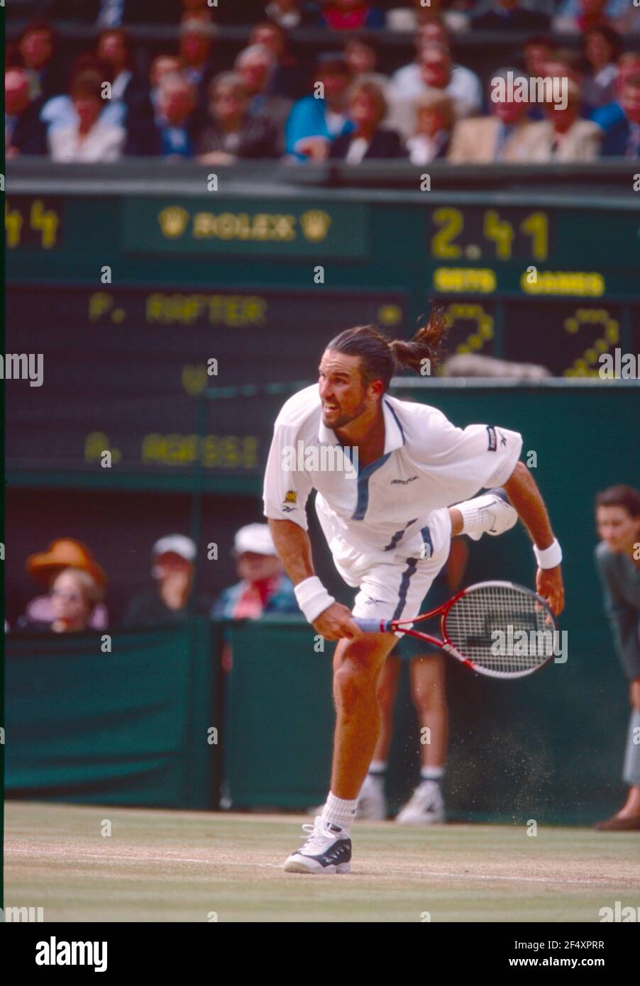 Australian tennis player Pat Rafter, Wimbledon, UK 1990s Stock Photo ...