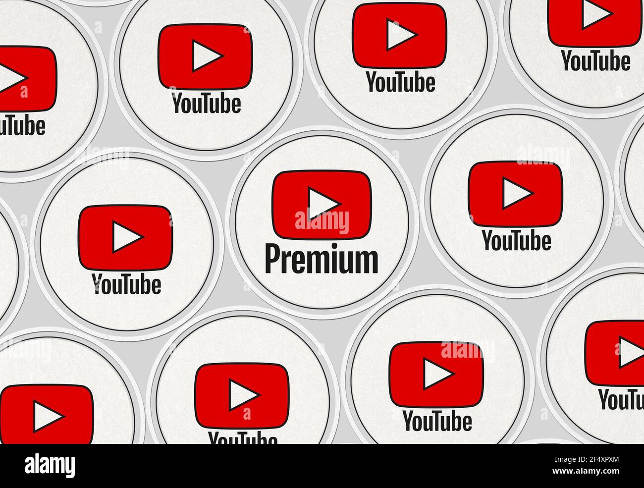 Youtube, Youtube Icon, 3d Render Photo Stock Photo - Alamy