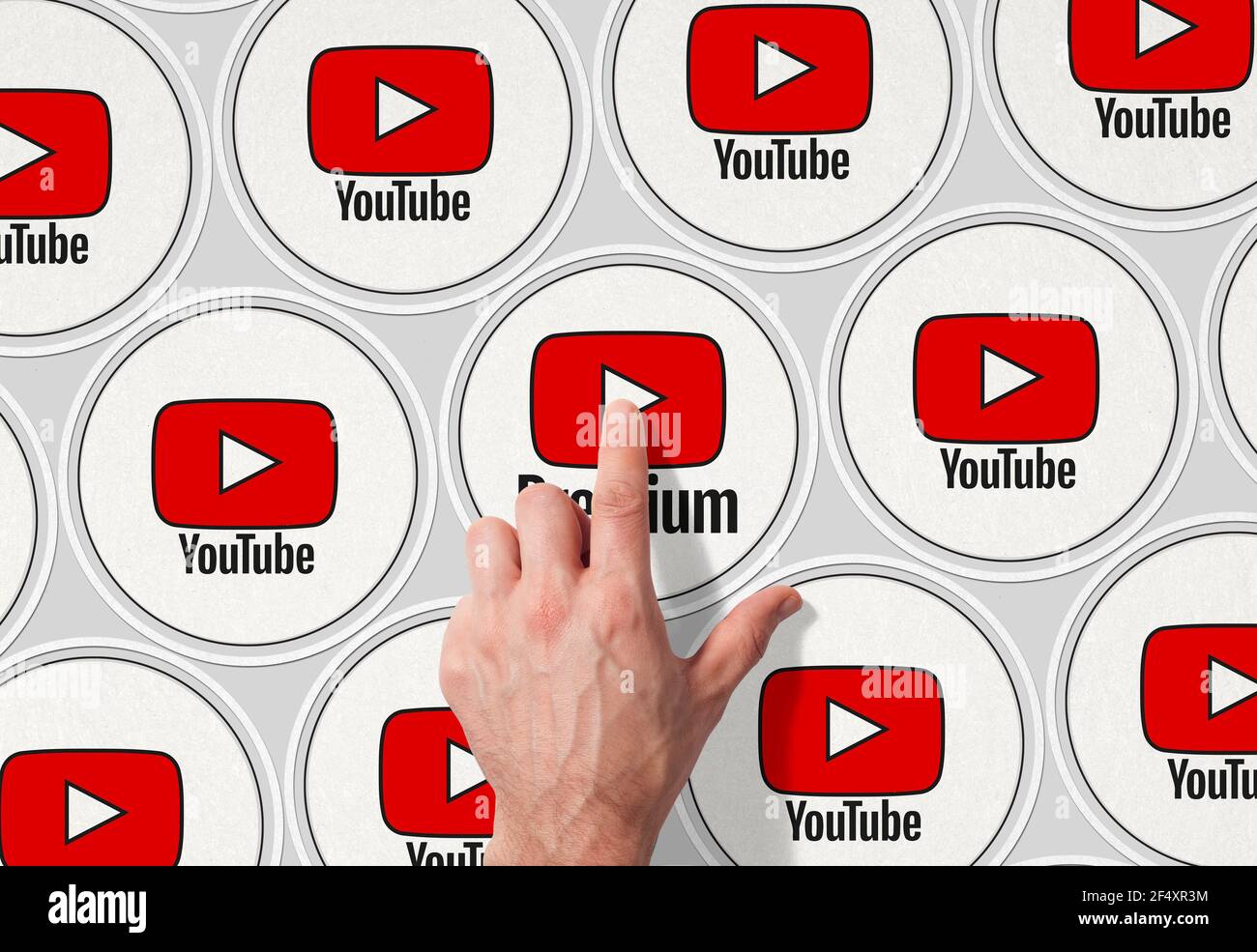 Youtube, Youtube Icon, 3d Render Photo Stock Photo - Alamy