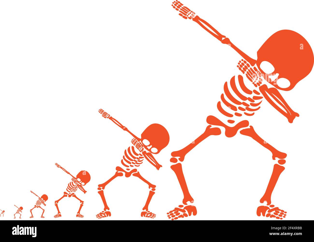 Skeleton dab, A group of skeletons dabbing Stock Vector Image & Art - Alamy