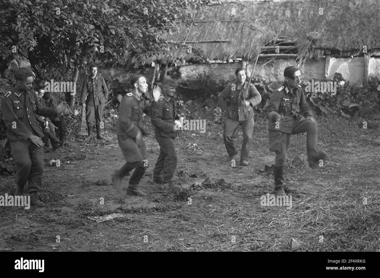 Wehrmacht soldiers dancing hi-res stock photography and images - Alamy