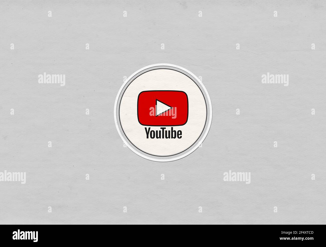 Youtube, Youtube Icon, 3d Render Photo Stock Photo - Alamy