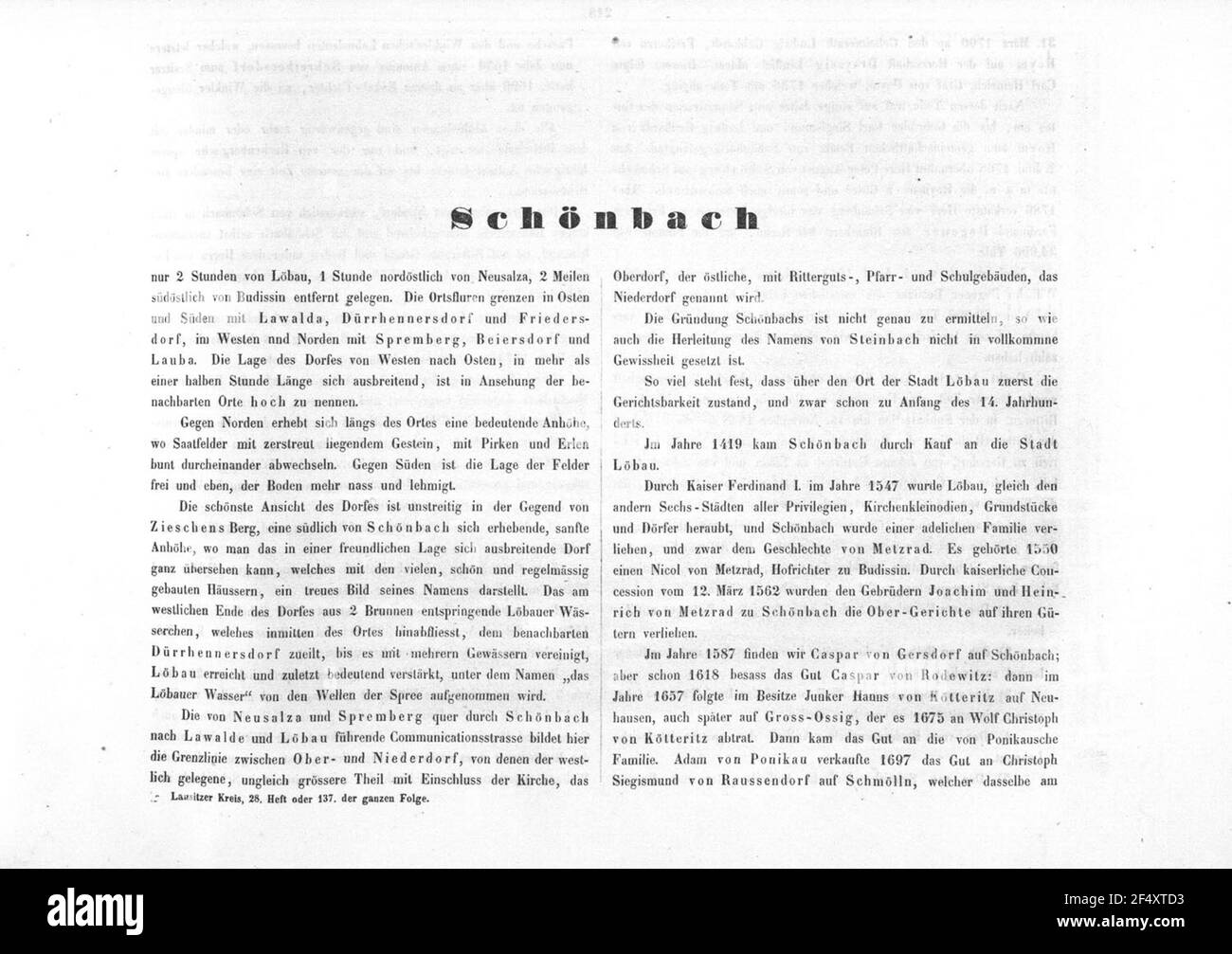 Schonbach hi-res stock photography and images - Alamy