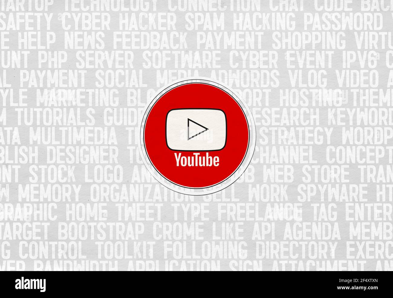 Youtube, Youtube Icon, 3d Render Photo Stock Photo - Alamy