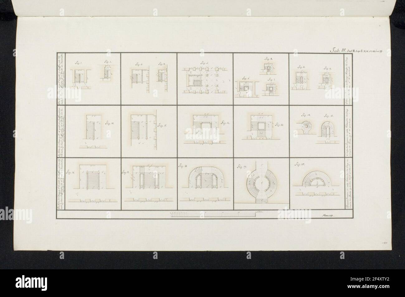 Stairs, schematic drawings, floor plans Stock Photo - Alamy