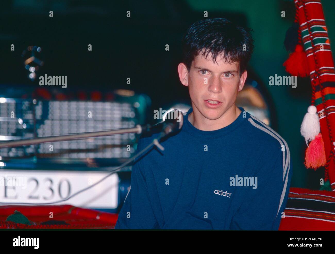 British tennis player Tim Henman, Qatar Oper 1997 Stock Photo - Alamy