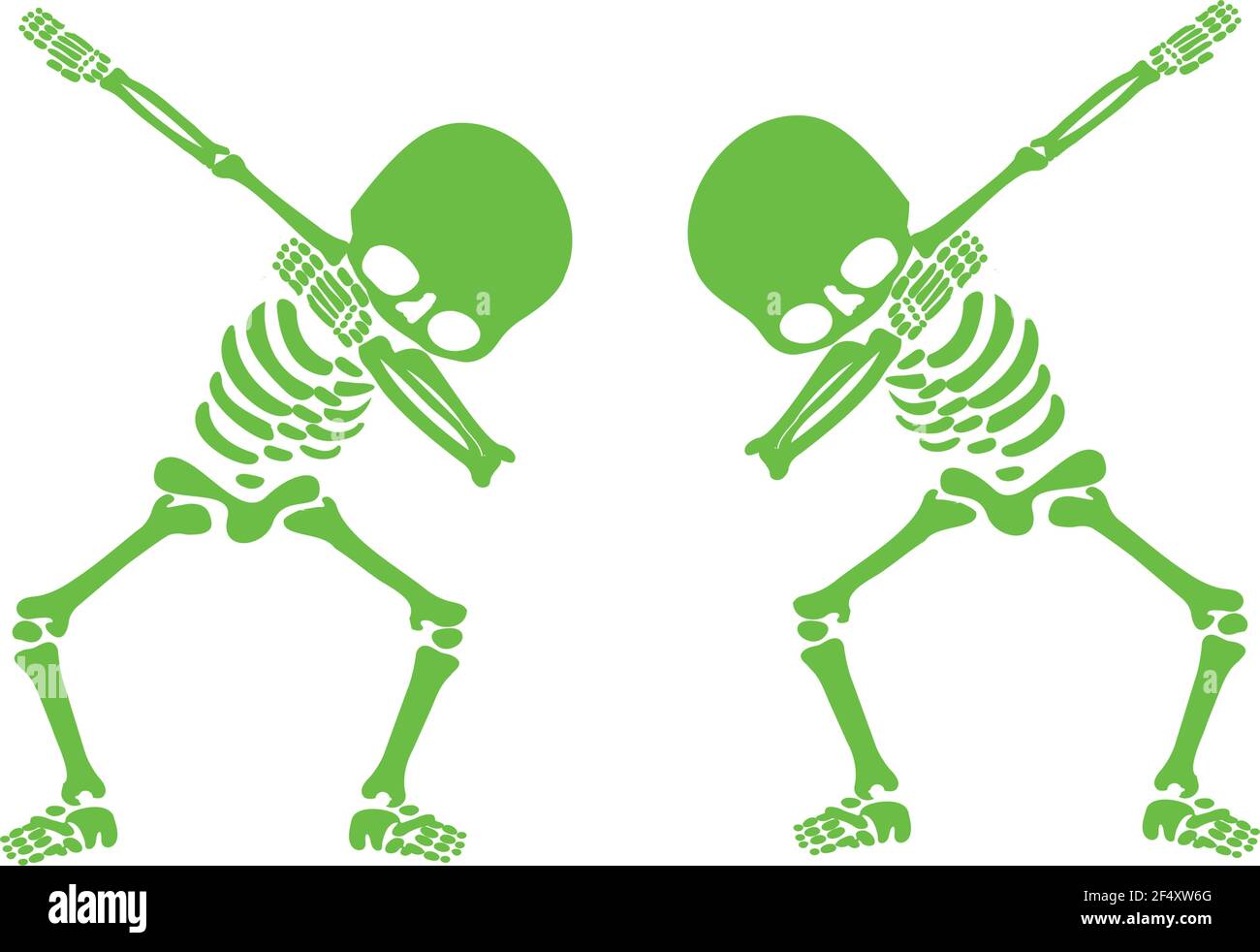 Skeleton dab, A group of skeletons dabbing Stock Vector Image & Art - Alamy