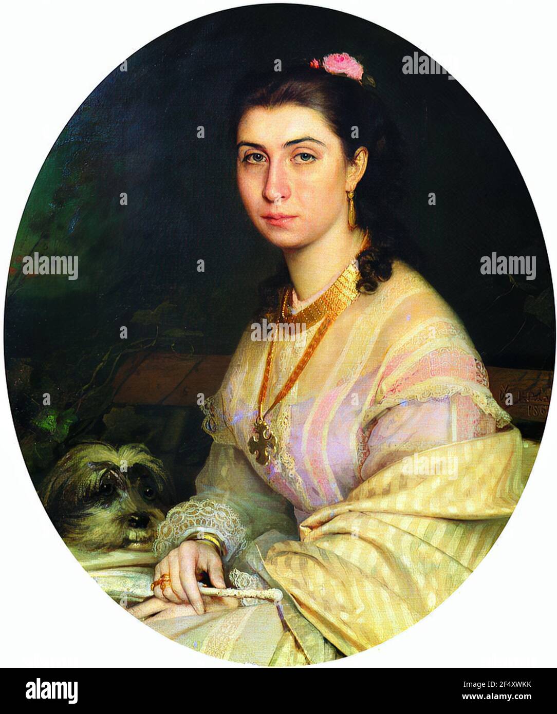 Ivan kramskoi portrait woman hi-res stock photography and images - Alamy