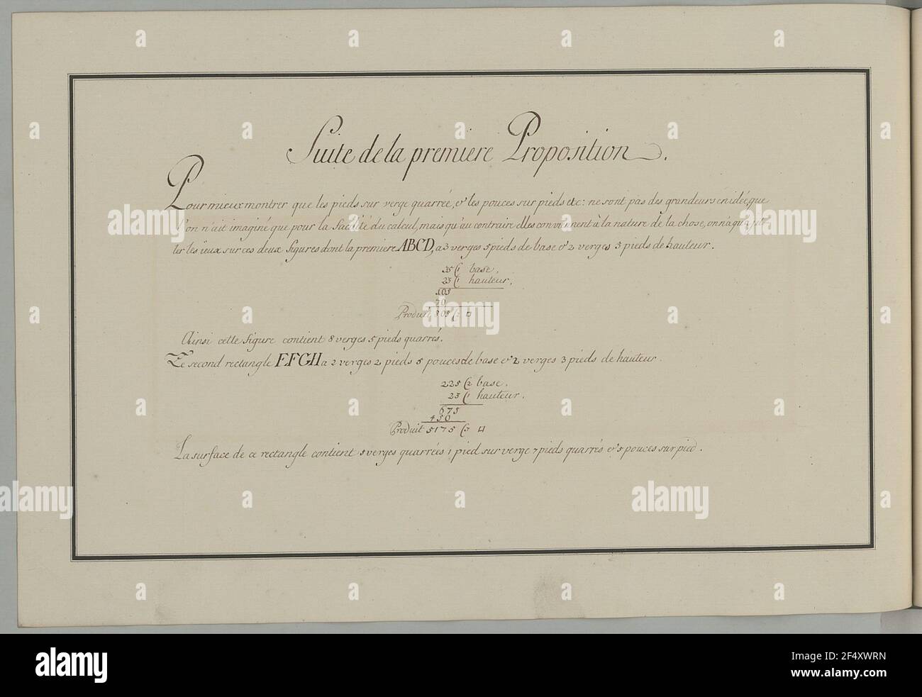 Following the principles of geometry Stock Photo - Alamy