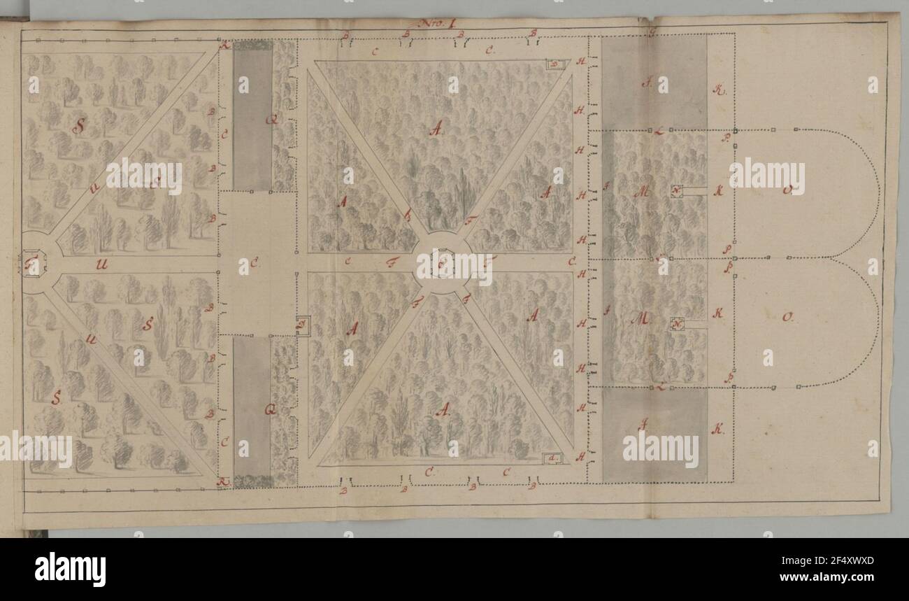 Hunting plant for different hunting species, design, floor plan Stock ...