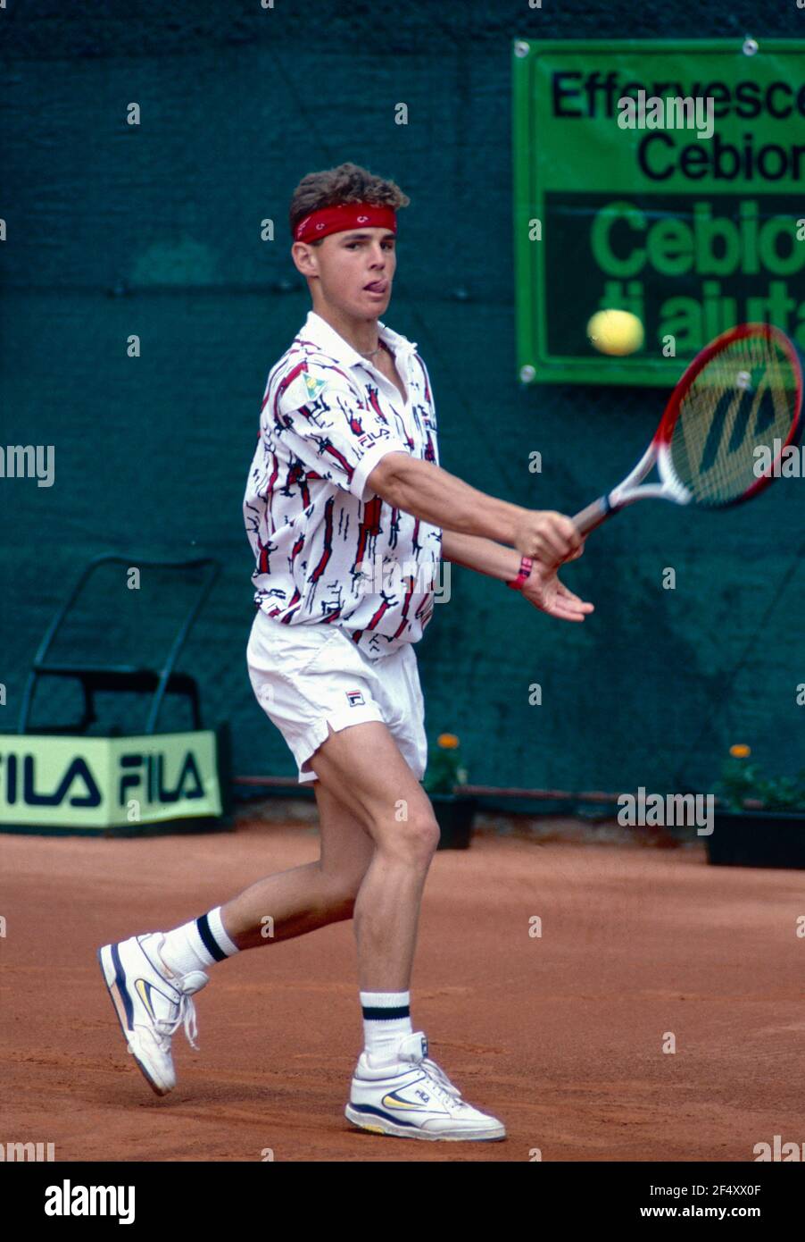 Australian tennis player Paul Kilderry, Bonfiglio 1991 Stock Photo - Alamy