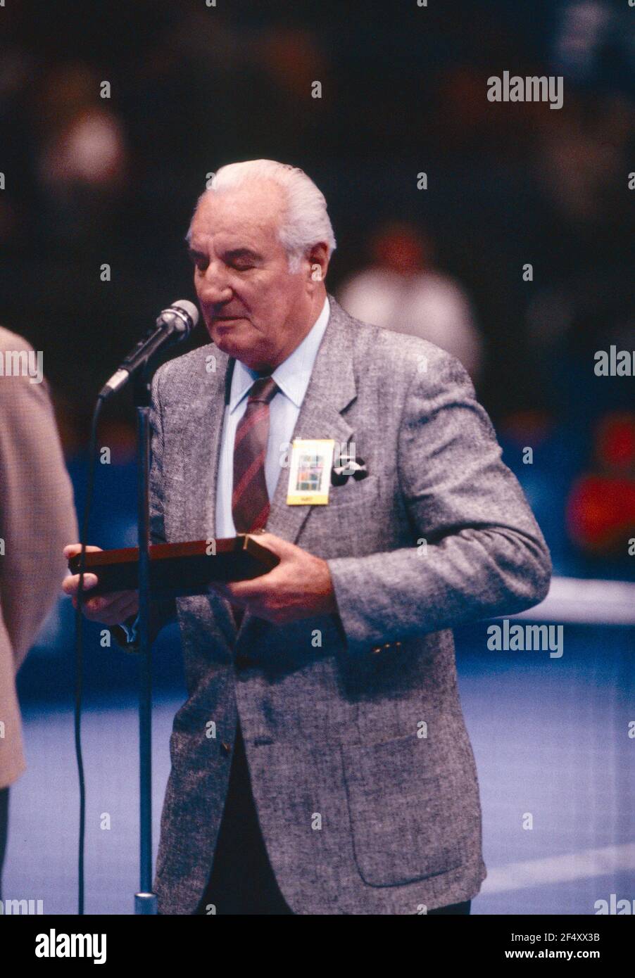 British former tennis player Fred Perry, 1990s Stock Photo - Alamy