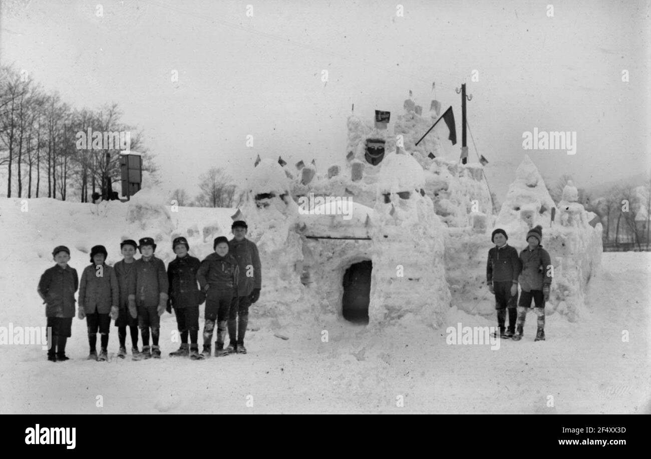 Snow Curg on the Ziermann meadow at the station Stock Photo - Alamy