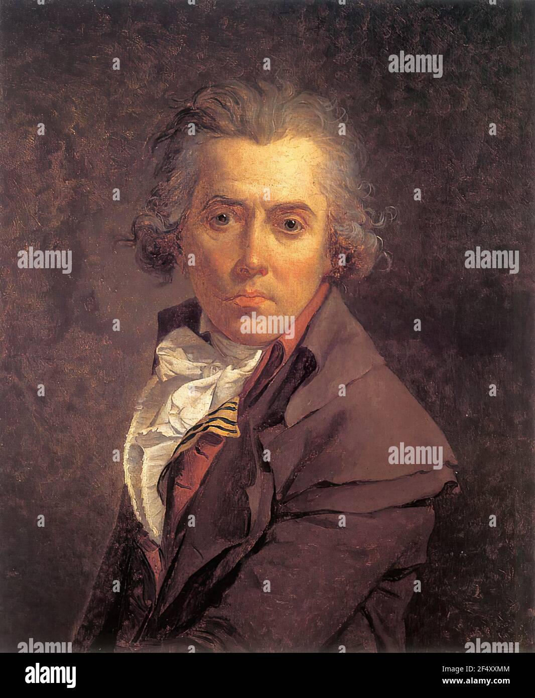 Jacques-Louis David - Self Portrait 1791 Stock Photo - Alamy