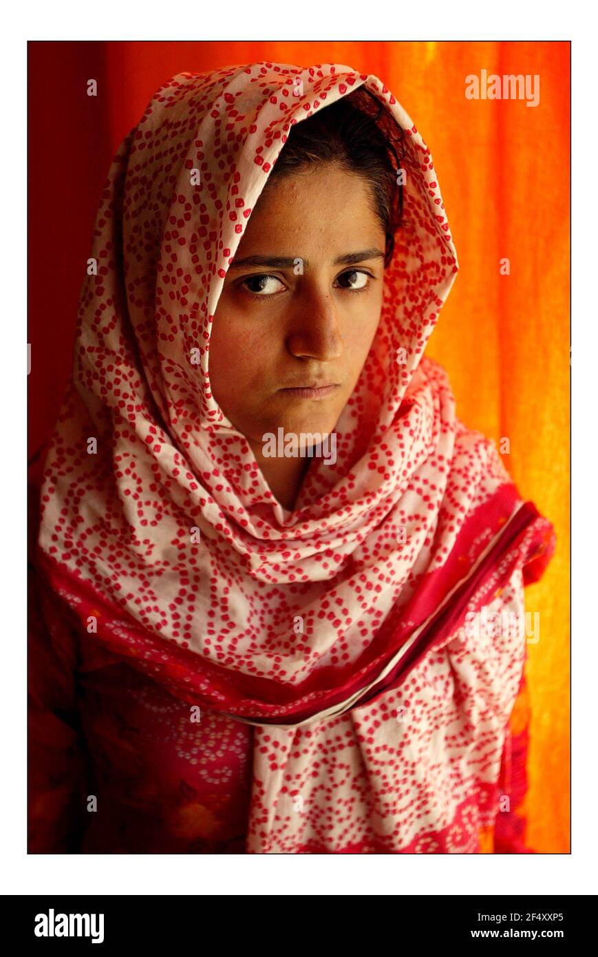 Shazia Khalid in north London (Rape Victim)pic David Sandison 17/8/2005 ...
