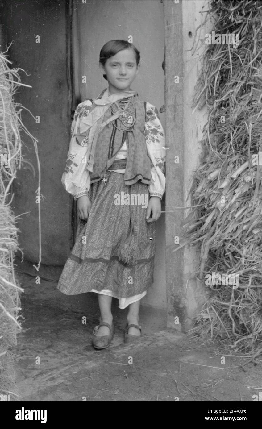 Second World War. For billeting. Soviet Union. Portrait of a small ...