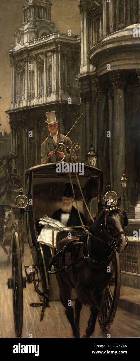 James Tissot - Going Business 1879 Stock Photo - Alamy