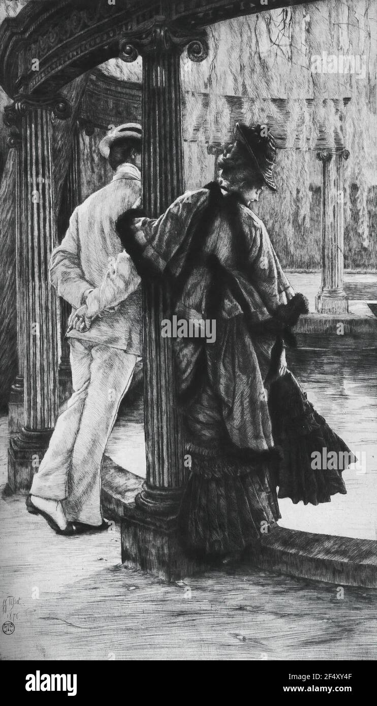 James Tissot - Lover Tiff 1876 Stock Photo - Alamy