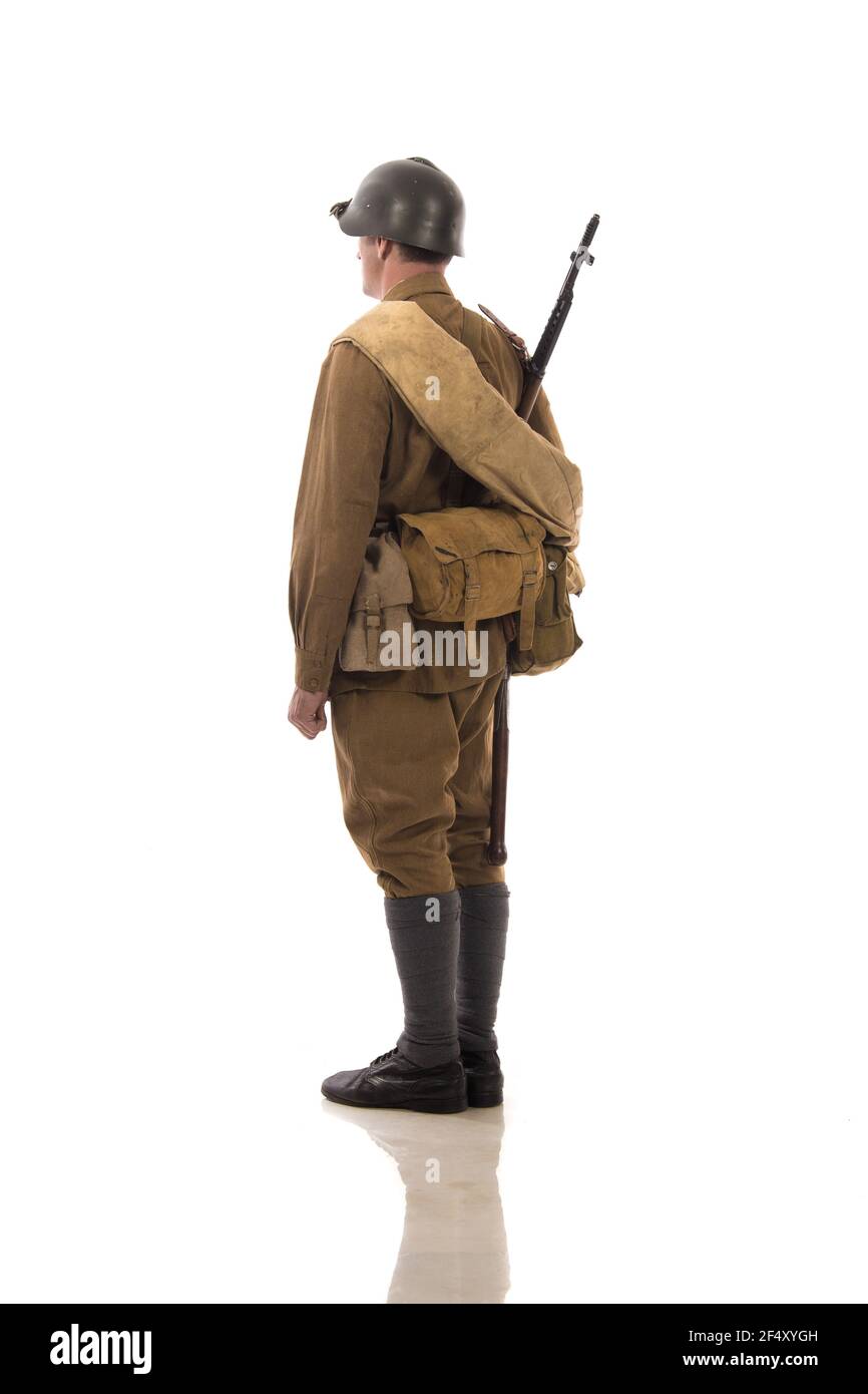 Ww2 soldier running hi-res stock photography and images - Alamy