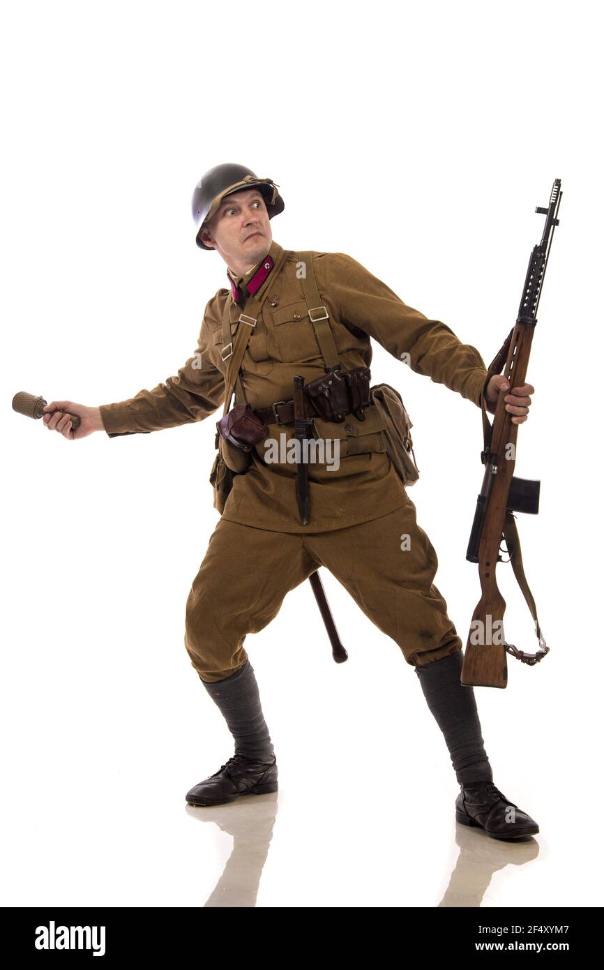 Ww2 reenactment equipment Cut Out Stock Images & Pictures - Alamy