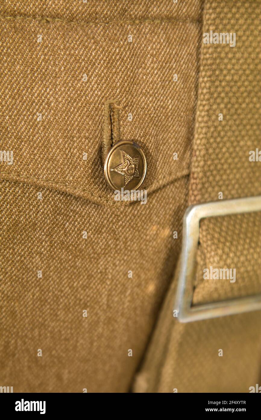 Details of uniforms and weapons in the hands of ordinary soldiers of ...
