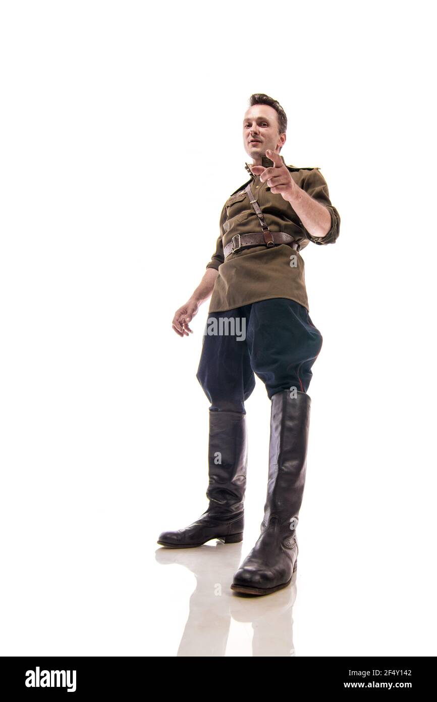 Period communist uniform hi-res stock photography and images - Alamy