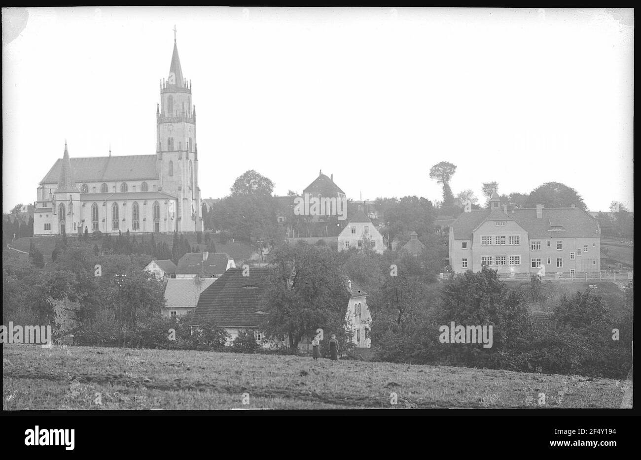 Staula. View of Staucha Stock Photo - Alamy