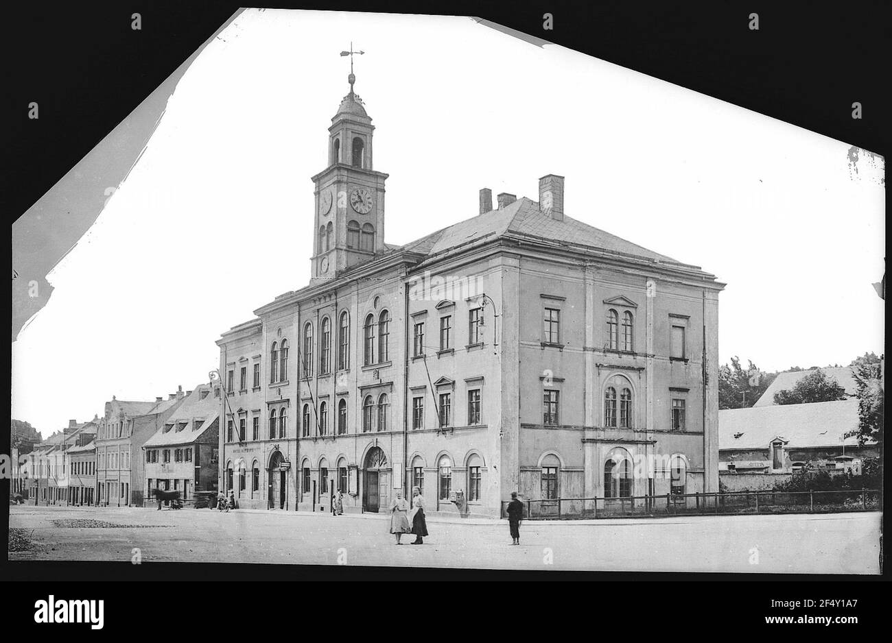 Geyer. town hall Stock Photo - Alamy
